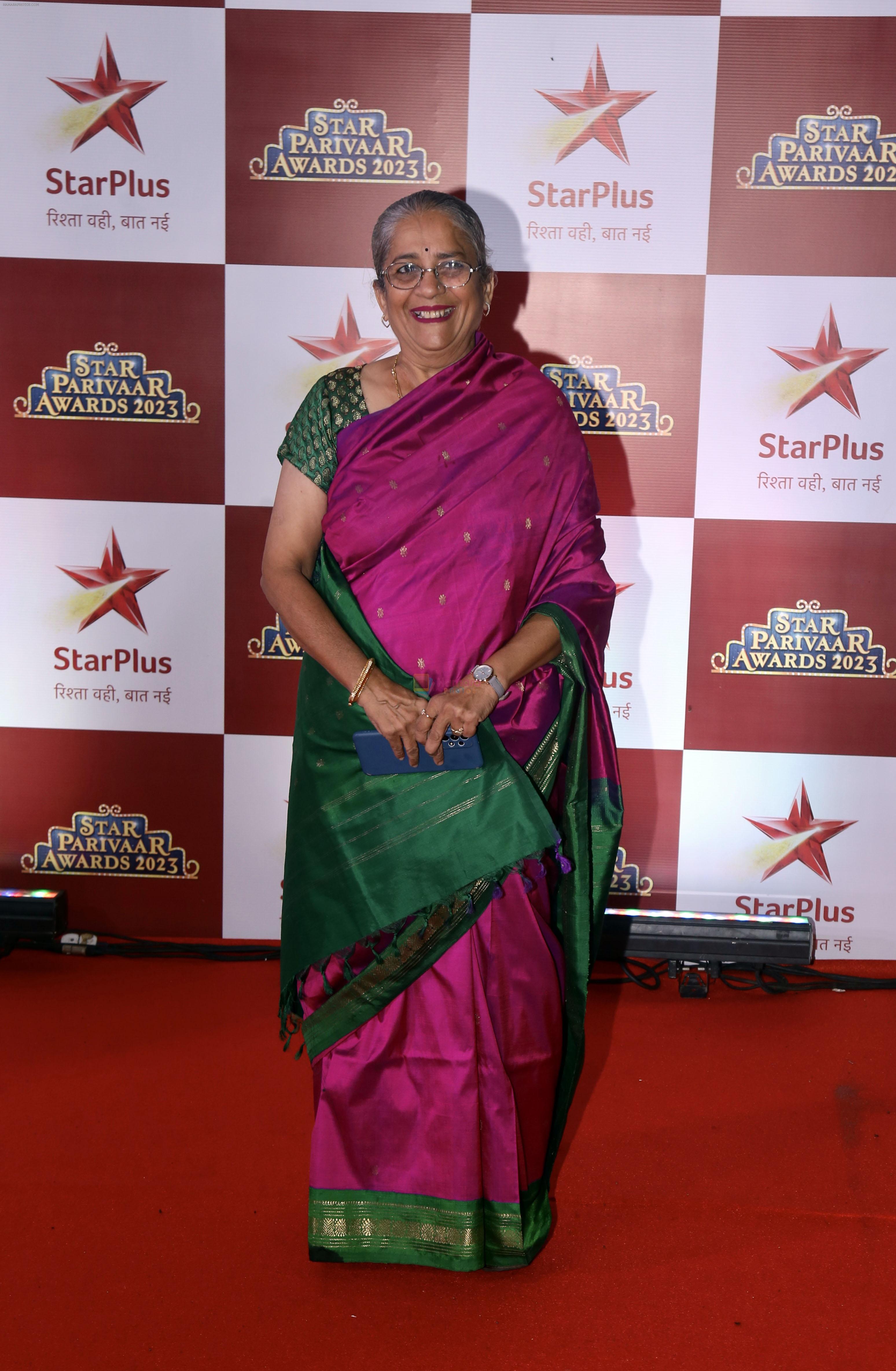 Ujwala Jog at the Star Parivaar Awards 2023 on 8th Sept 2023 / Ujwala ...