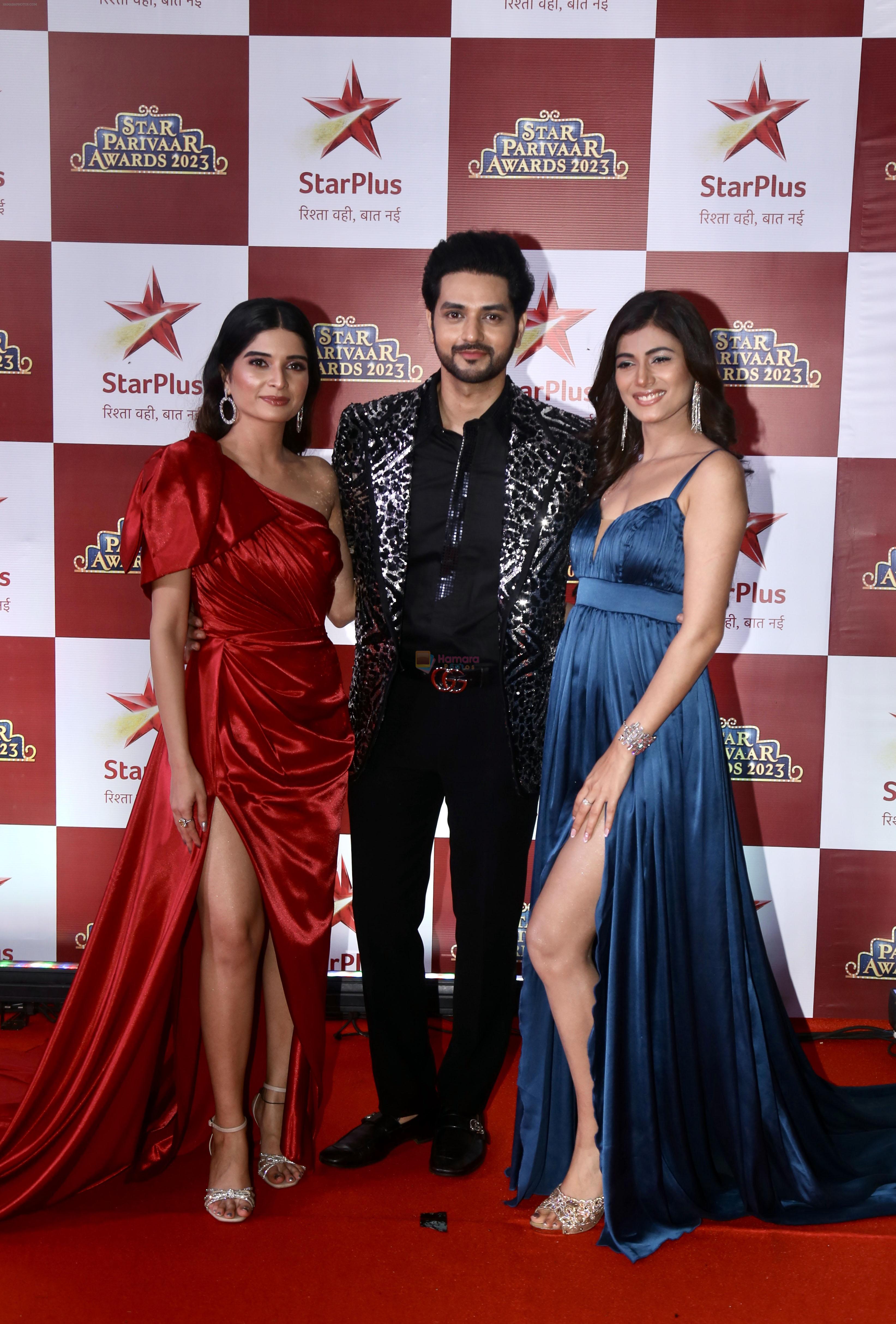 Bhavika Sharma, Shakti Arora, Sumit Singh at the Star Parivaar Awards ...