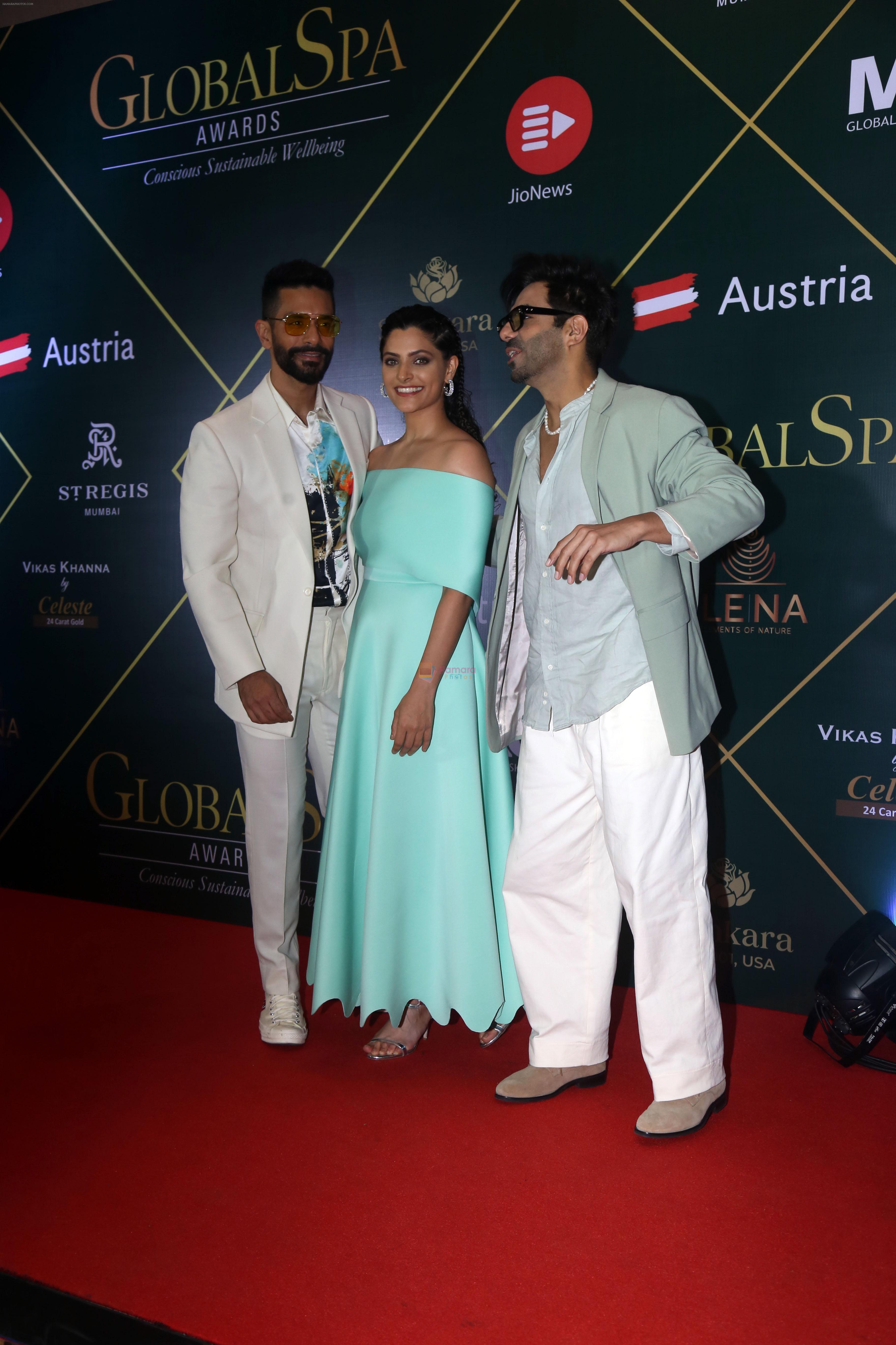 Angad Bedi, Aparshakti Khurana, Saiyami Kher attends Global Spa Awards ...