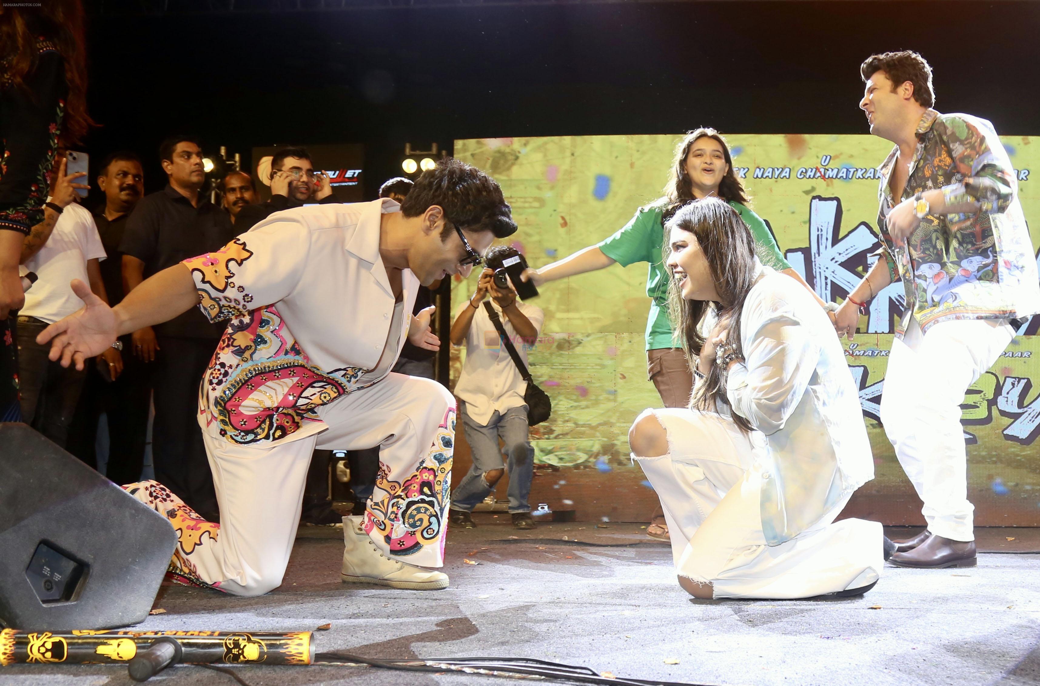 Pulkit Samrat, Varun Sharma attends the Fukrey 3 Movie Promotion on ...