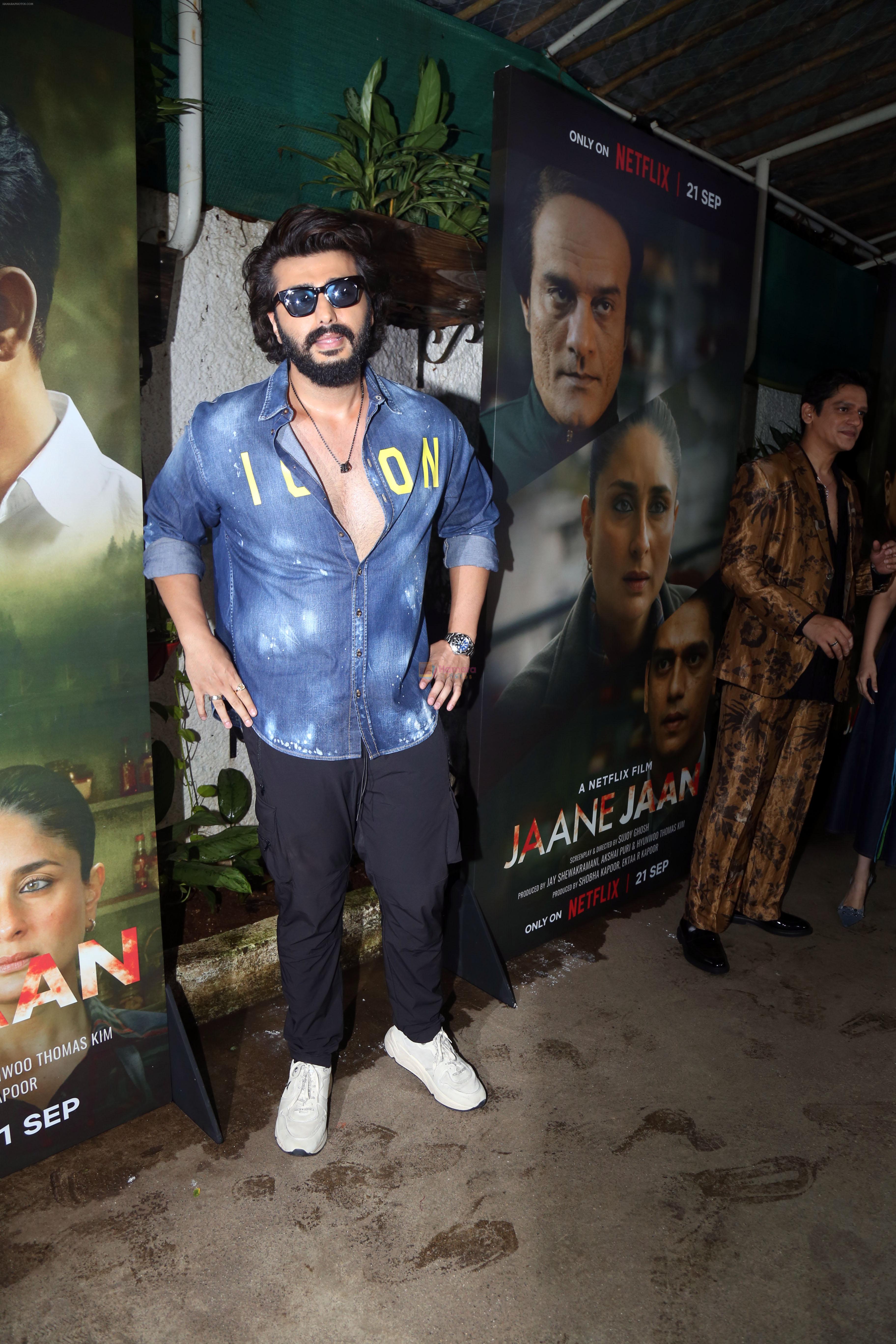 Arjun Kapoor, Vijay Varma attends Jaane Jaan Screening on 18th Sept ...