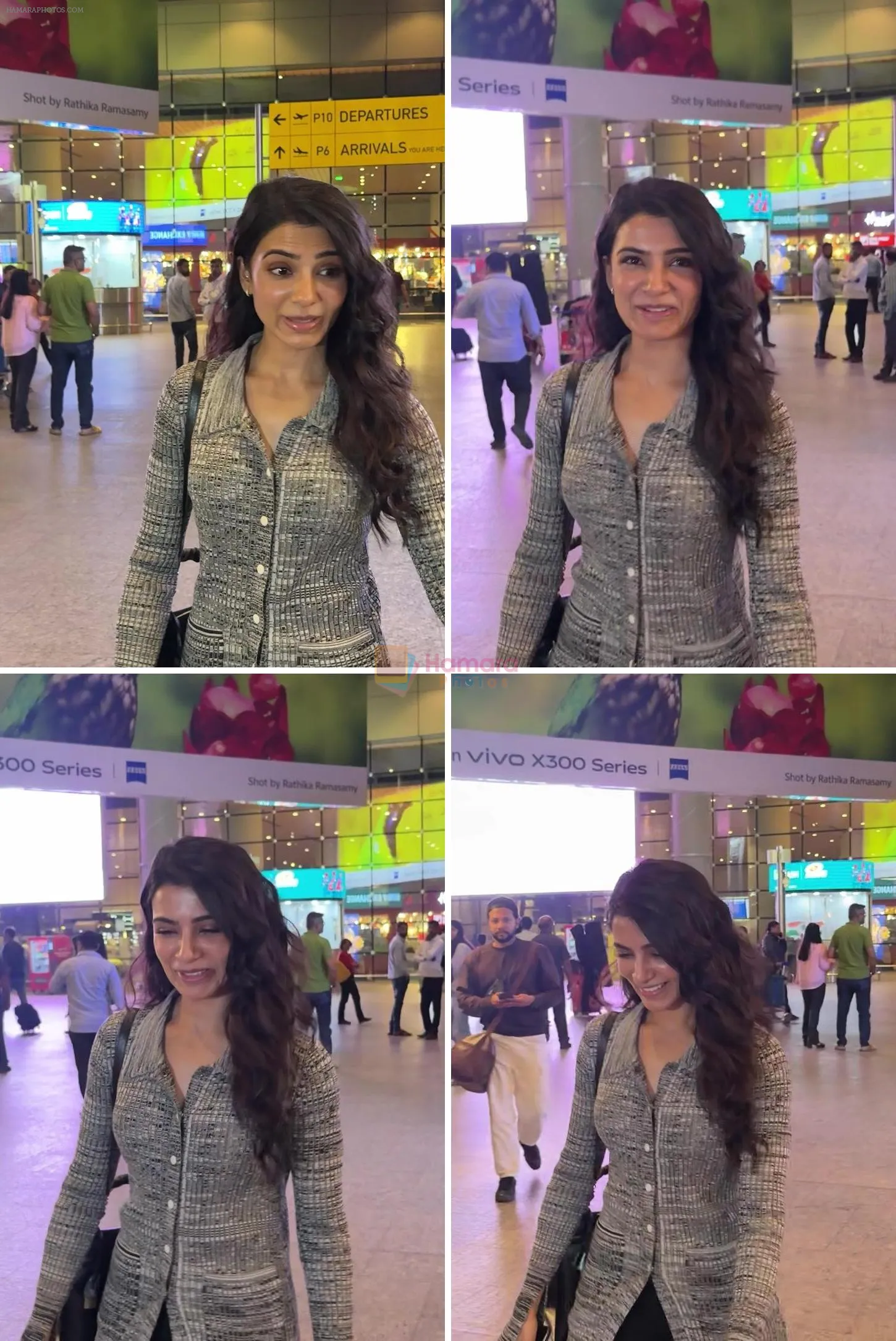 Samantha Ruth Prabhu with her hubby Raj Nidimoru Spotted at Airport on ...