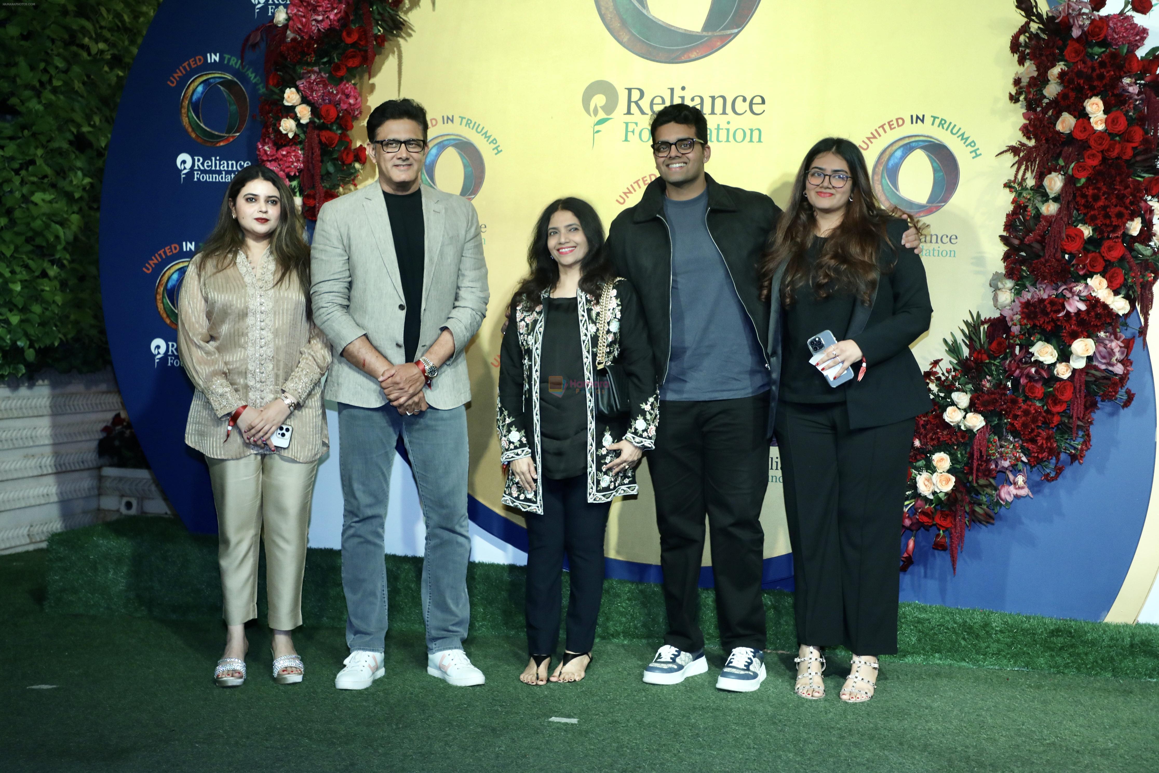 Aaruni Kumble, Anil Kumble, Chethana Ramatheertha, Mayas Kumble, Svasti ...