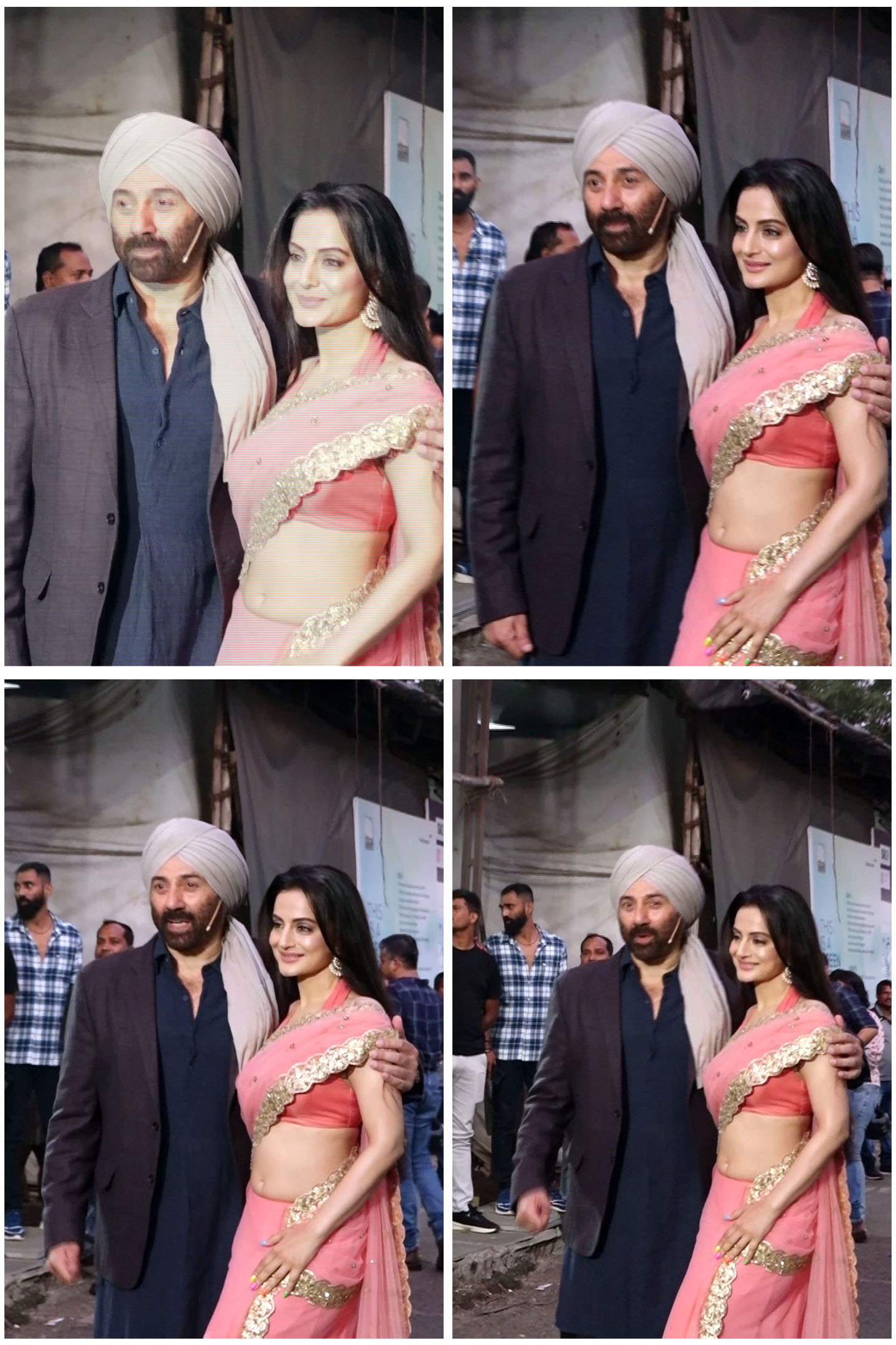 Ameesha Patel and Sunny Deol pose to promote Gadar 2 Ameesha Patel and Sunny Deol pose to promote Gadar 2