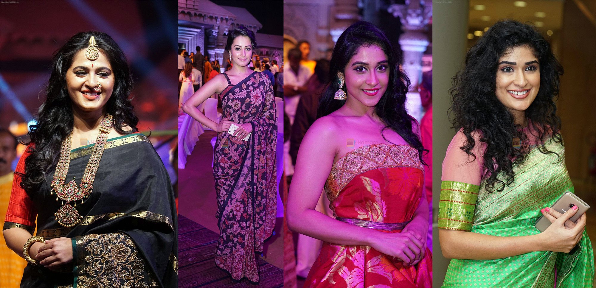 Anita Anushka Shetty Regina Cassandra Anjala Zaveri At An Ode To Weaves And Weavers Fashion Show