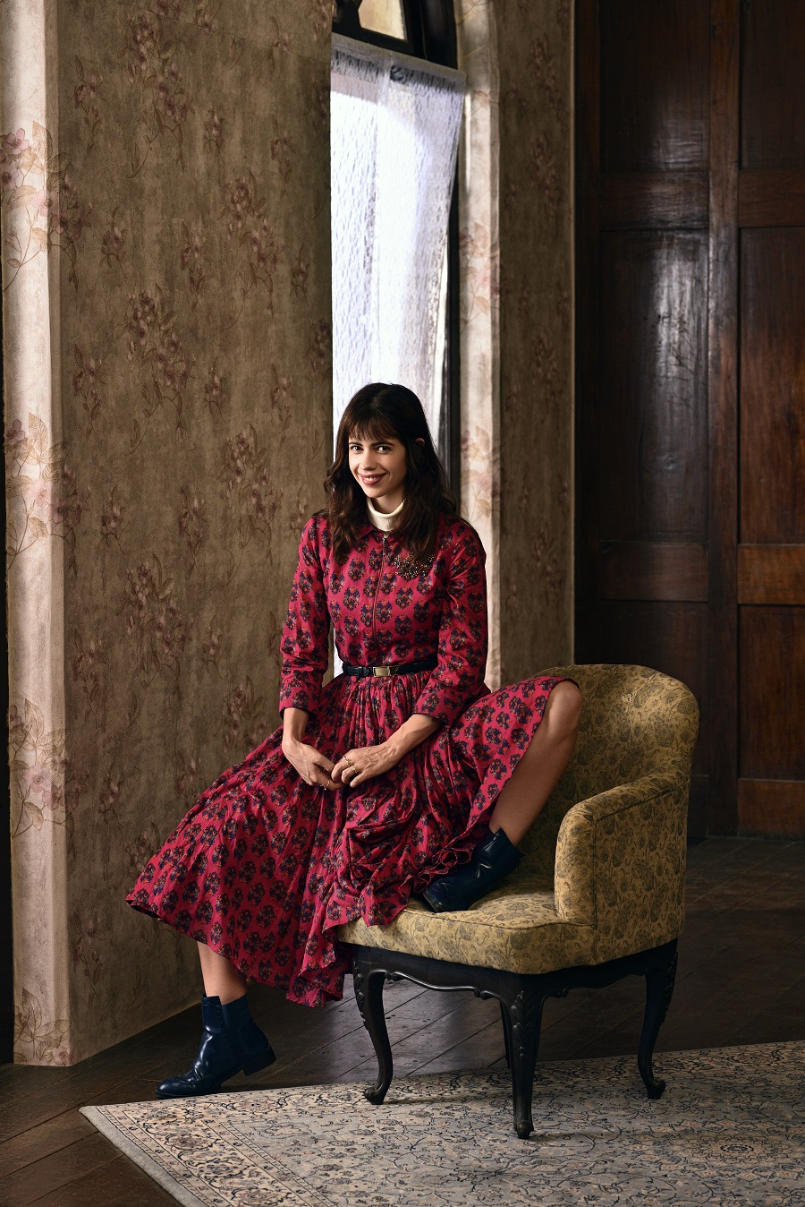 Kalki shoots for Label Ritu Kumar’s new campaign