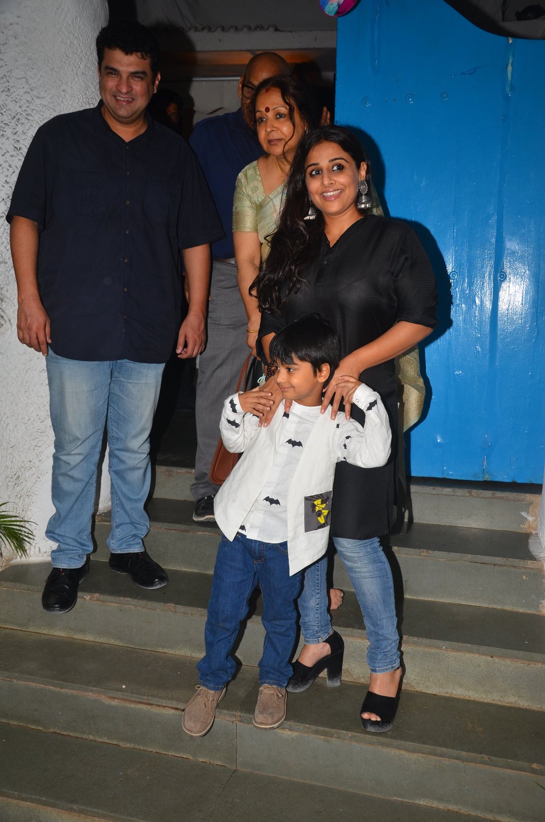 Vidya Balan snapped at a bday bash for kids