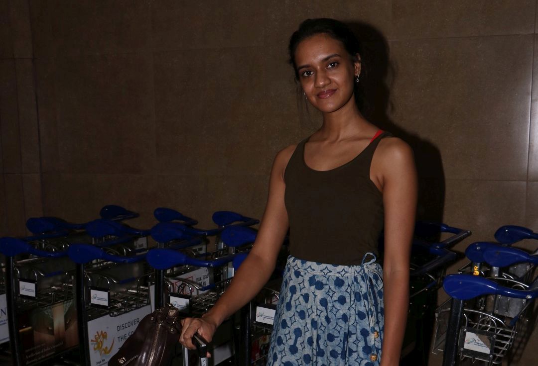 Divya Menon at the Airport on 15th June 2017