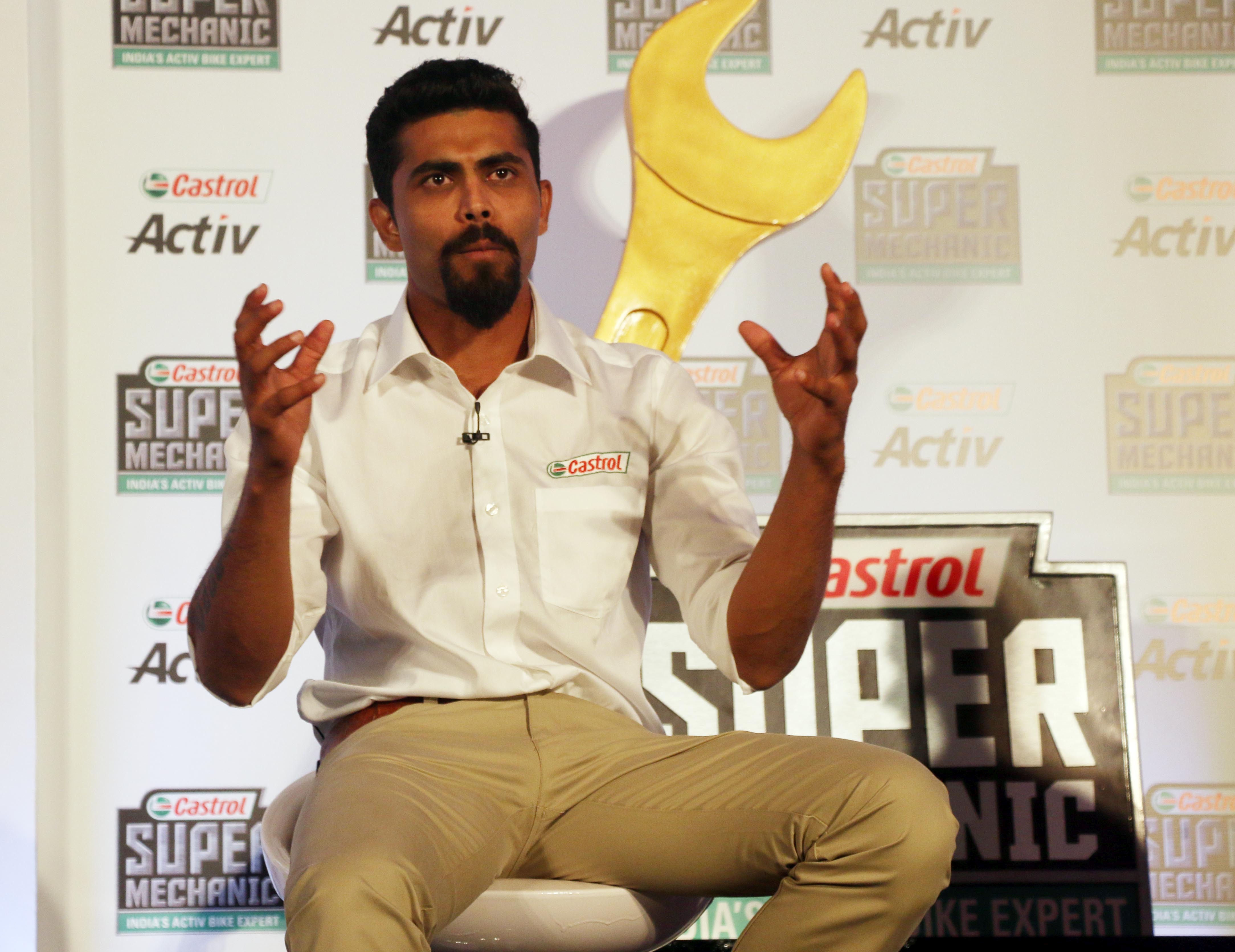 Cricketer Ravindra Jadeja Brand Ambassador For Castrol Super Mechanic