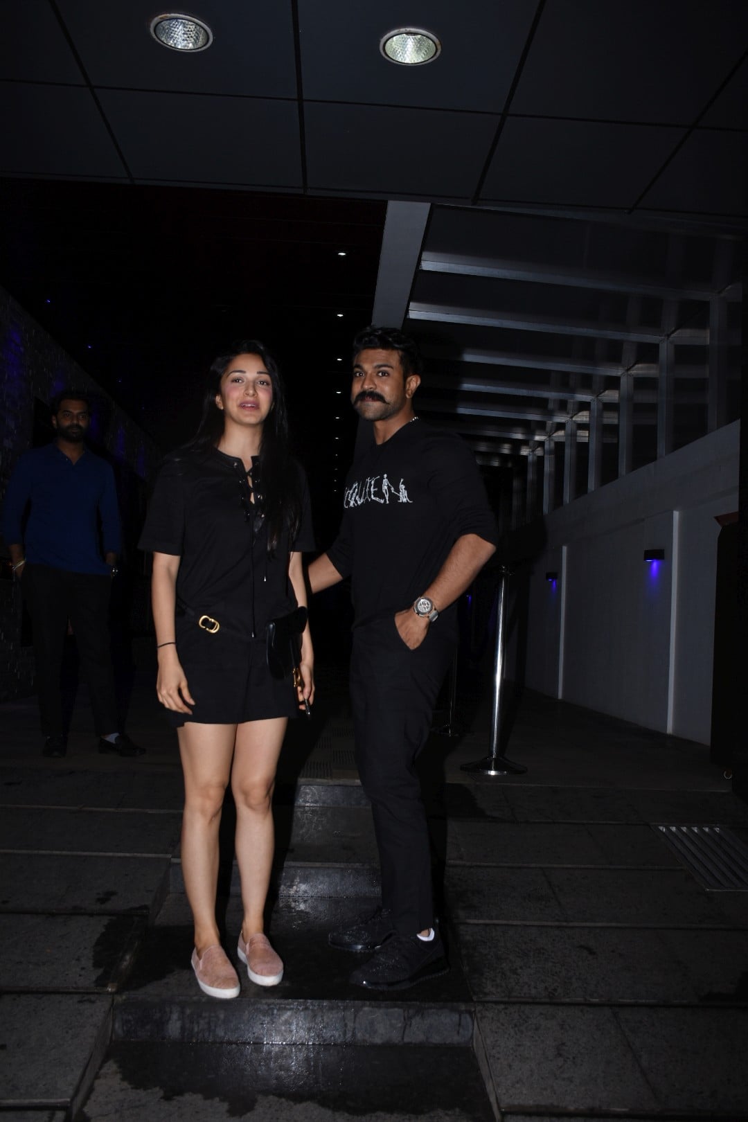 Ram Charan & Kiara advani spotted at Hakkasan bandra
