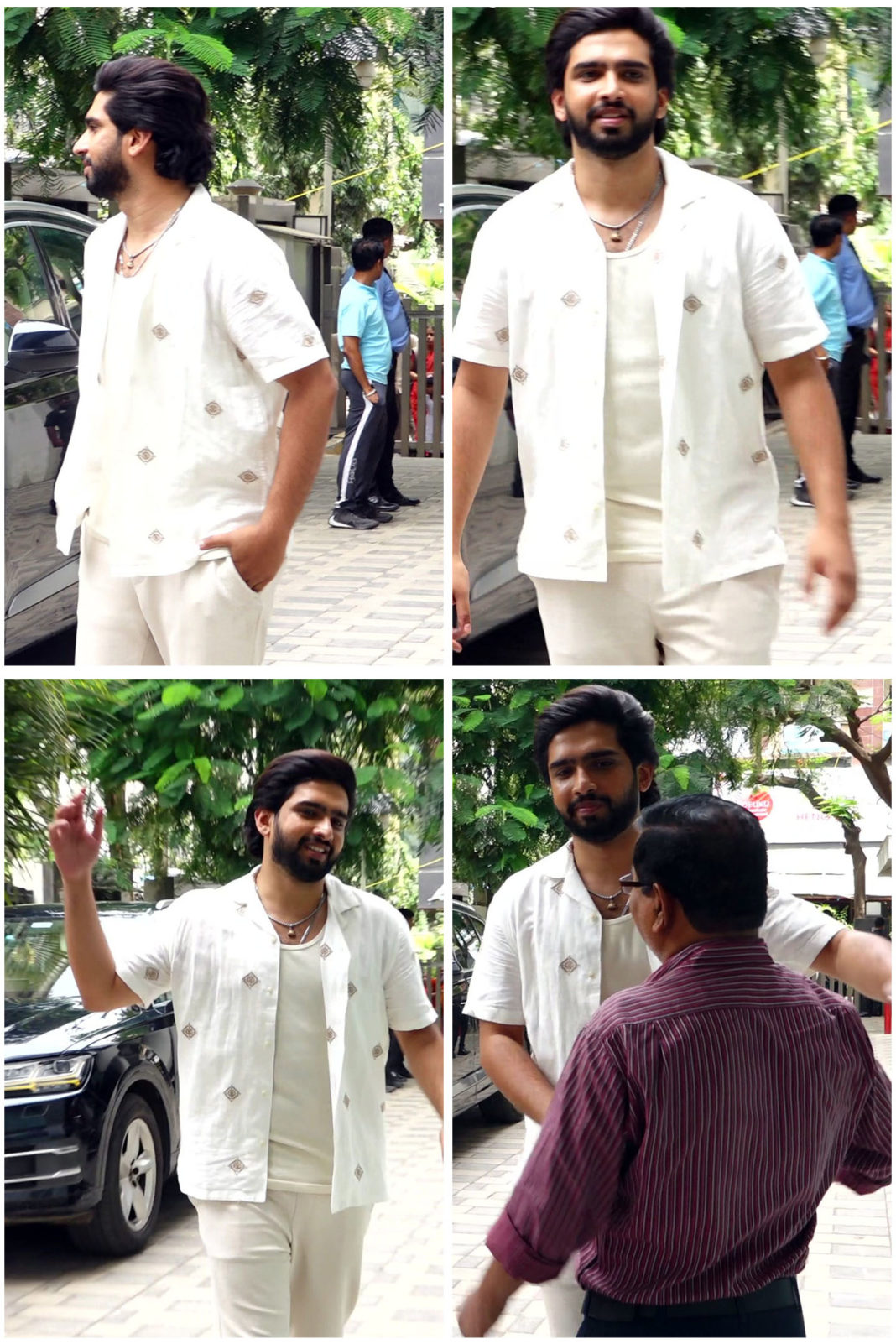 Aamna Sharif and Amaal Mallik at the T-Series office