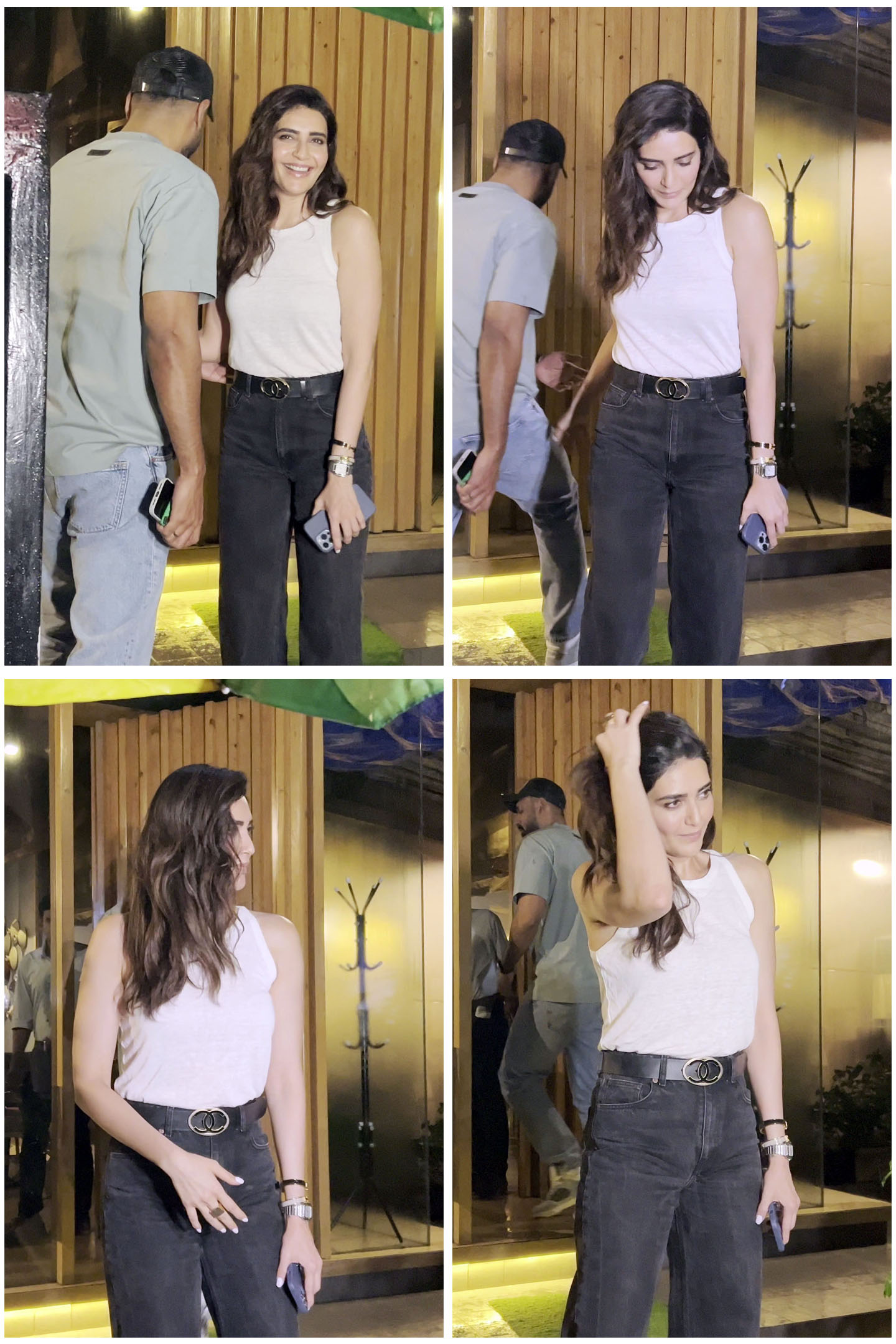 Karishma Tanna with Varun Bangera seen at Mizu