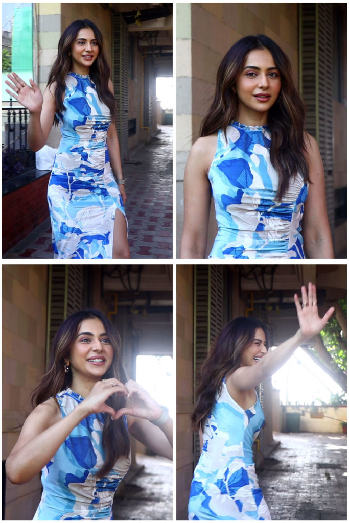 Rakul Preet Singh: A Vision in Blue and White