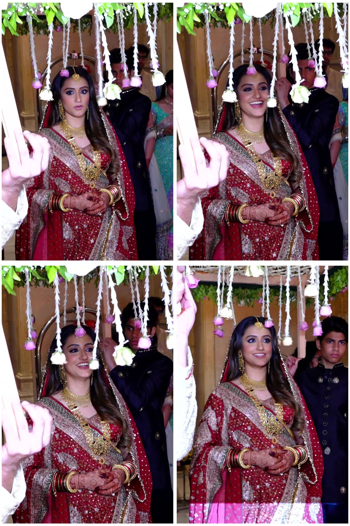 Krishna Bhatt looked adorable at her wedding with Vedant