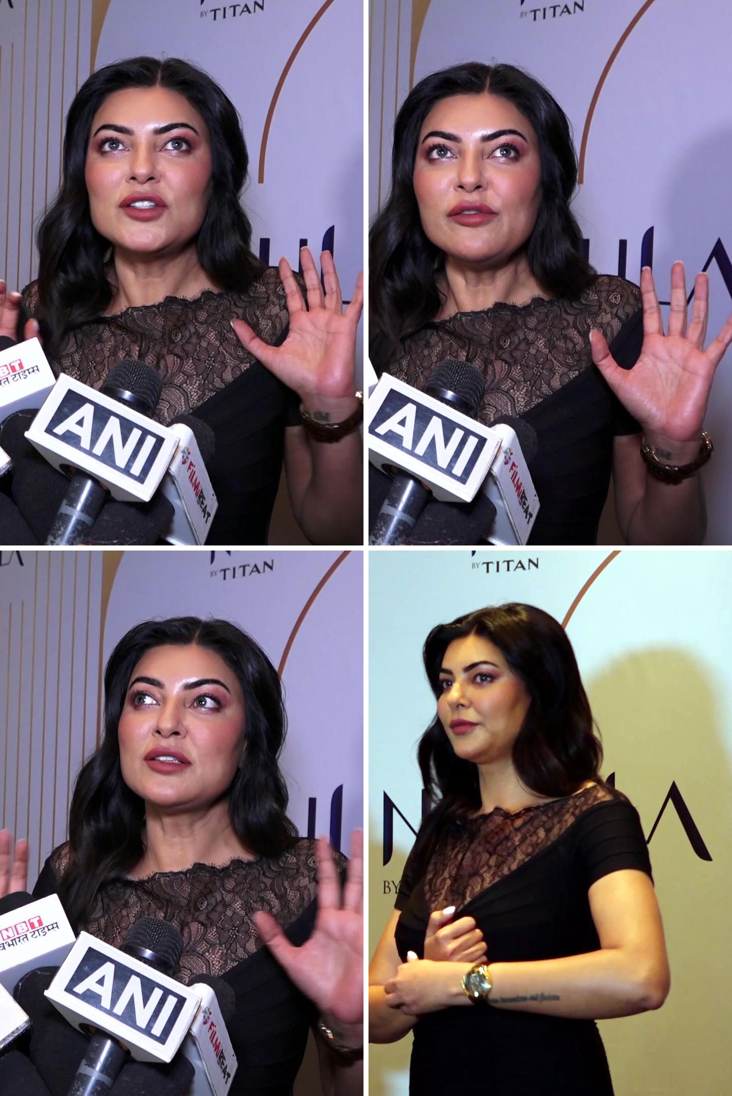 Sushmita Sen At The Launch Of Nebula By Titan's Art Deco