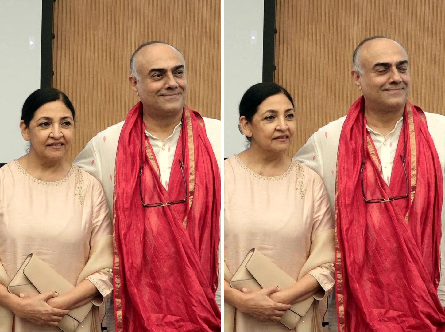 Deepti Naval and Rajit Kapur at the Trailer Launch of Goldfish movie on ...