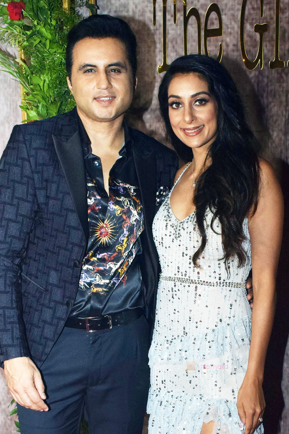 Aman Gill and Amrit Berar at their wedding party