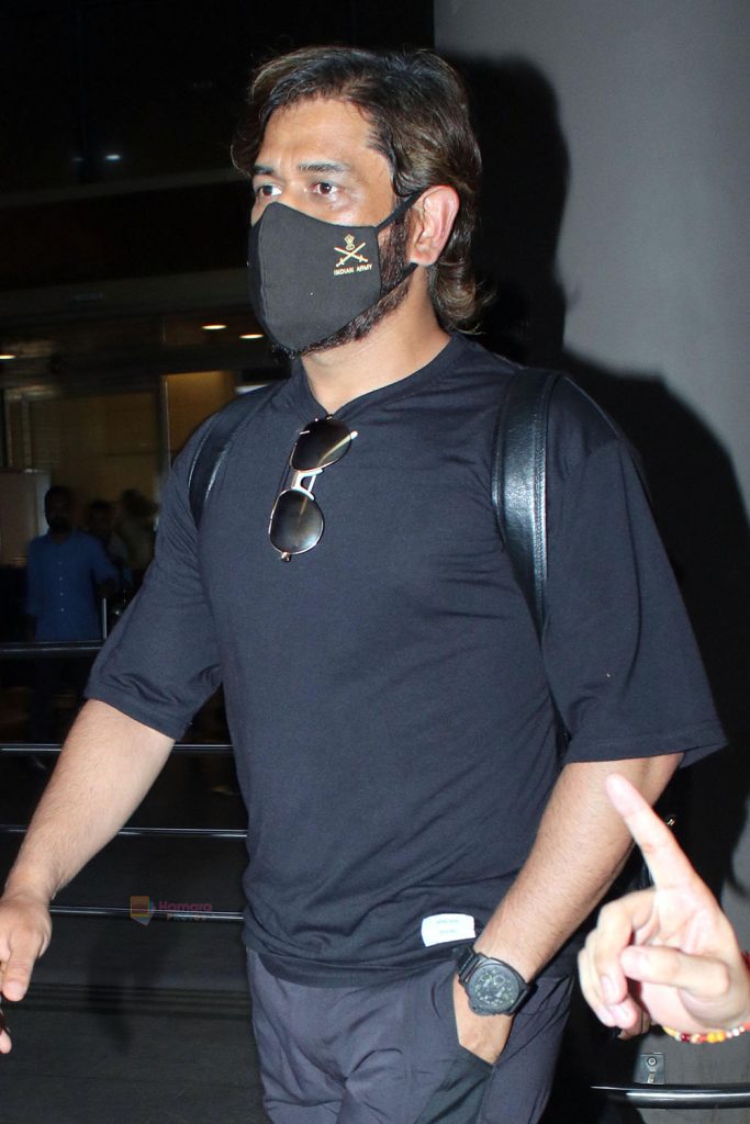 MS Dhoni Spotted At Airport arrival on 20th Sept 2023