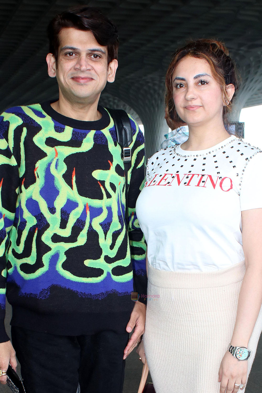 Rrahul Narain Kanal and Dollyy Spotted At Airport Departure