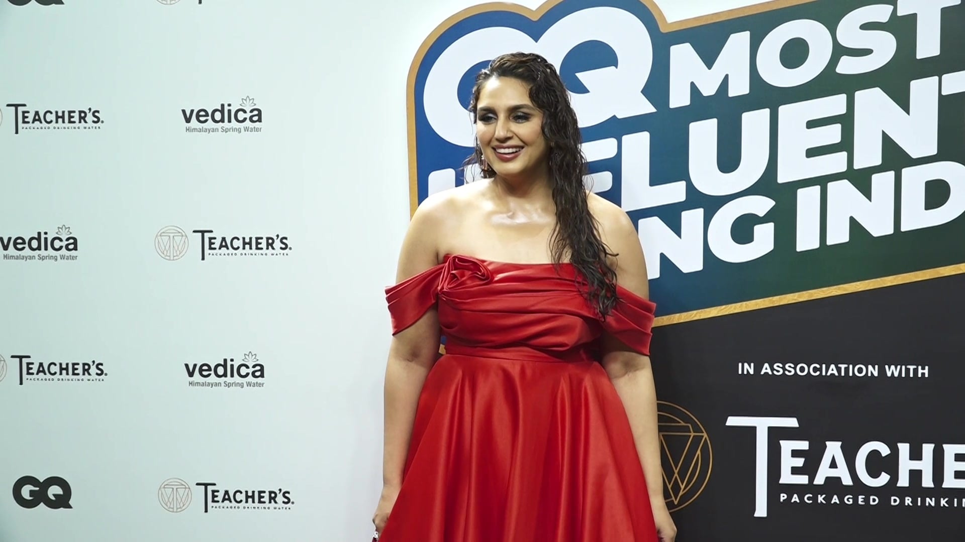 Huma Qureshi Stuns in Red at GQ Influential Indians 2025