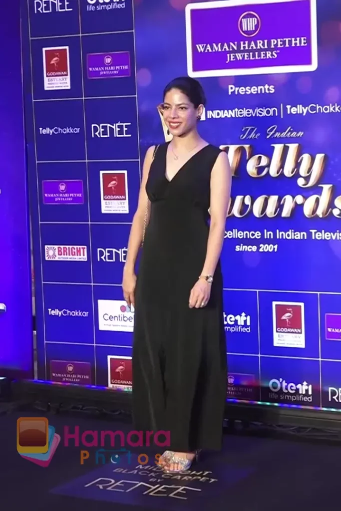 Rumana Molla at Indian Telly Awards 2025 in Black Gown
